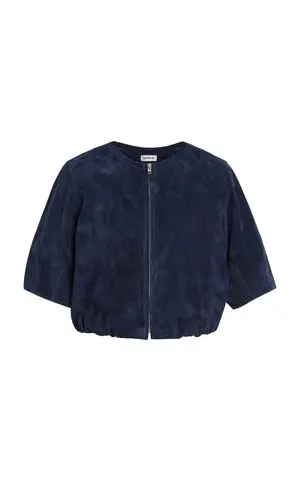Simkhai Austyn Zip-up Jacket - Navy