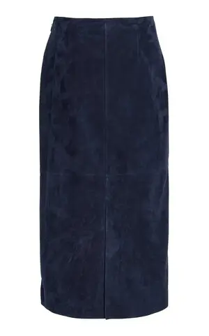 Simkhai Raven Midi Pencil Skirt