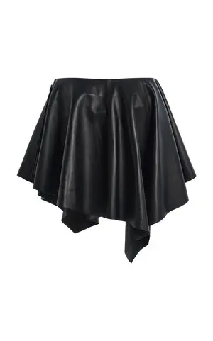 Simkhai Benita Leather Mini Skirt