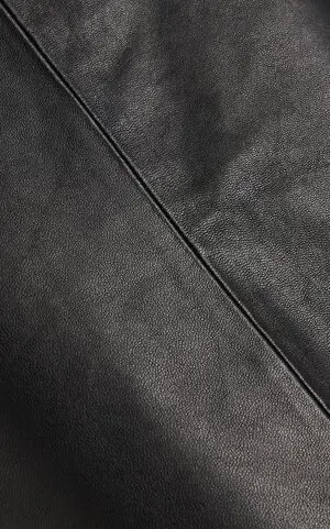 Simkhai Fontaine Leather Cropped Top