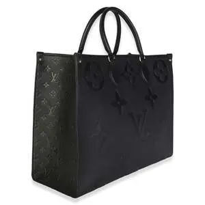 LOUIS VUITTON Giant Monogram Empreinte Onthego Gm - Black