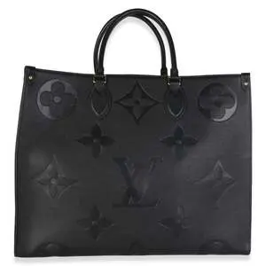 LOUIS VUITTON Giant Monogram Empreinte Onthego Gm - Black