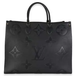 LOUIS VUITTON Giant Monogram Empreinte Onthego Gm - Black
