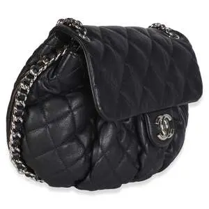 Chanel Washed Quilted Lambskin Chain Around Flap Bag