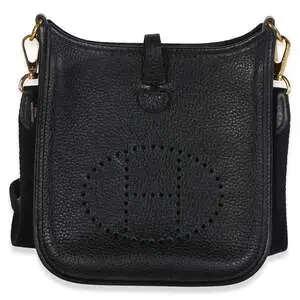 Hermès Clemence Evelyne Tpm 16 Ghw - Black
