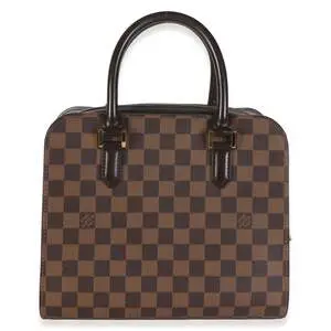 LOUIS VUITTON Damier Ebene Canvas Triana Pm