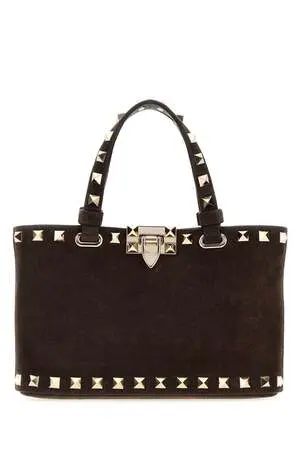 Valentino Garavani Suede Rockstud Handbag