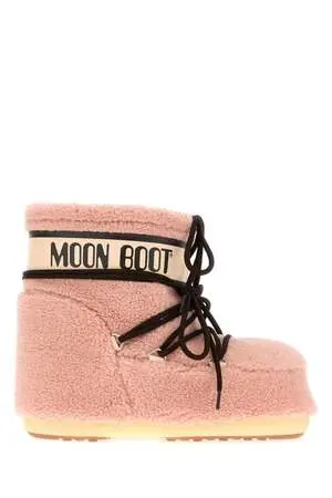 Moon Boot Eco Fur Icon Low Ankle Boots - Pink
