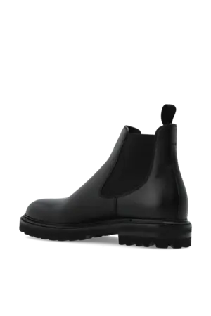 Giorgio Armani Leather Chelsea Boots
