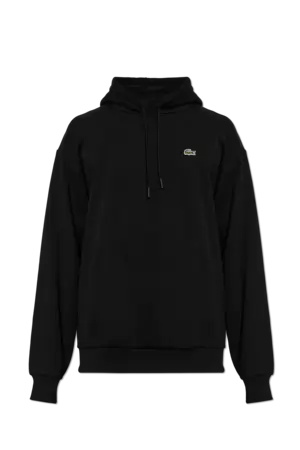 Lacoste Hooded Sweatshirt By - Black