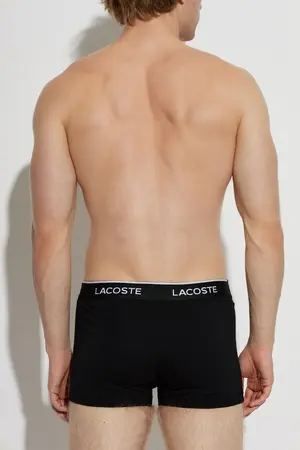 Lacoste Three-pack Of Cotton Boxer Briefs