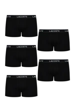 Lacoste Five-pack Cotton Boxers - Black