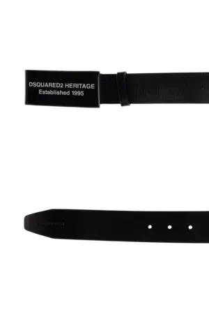 Dsquared2 Leather Belt With Buckle