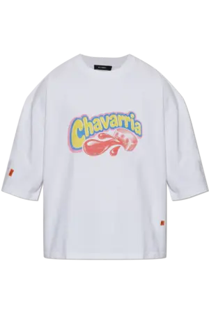 WILLY CHAVARRIA Cotton T-shirt ‘os Chavaloo Buffalo’ By - White