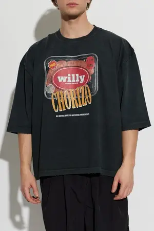 WILLY CHAVARRIA Cotton T-shirt ‘os Especial Chorizo Buffalo - Grey