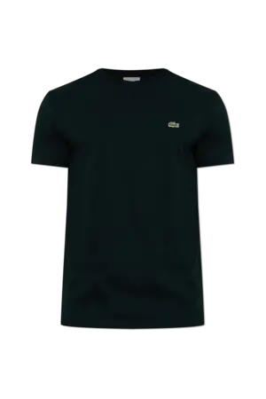 Lacoste T-shirt With Logo Patch - Black