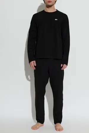 Lacoste Two-piece Logo Pajama Set