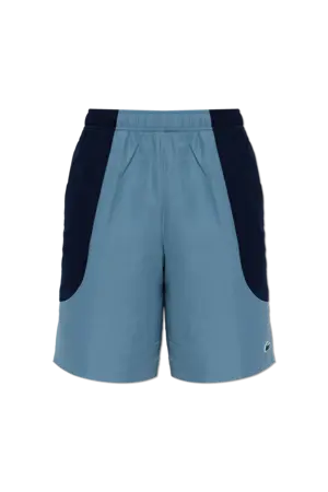 Lacoste Logo Track Shorts /navy By - Blue