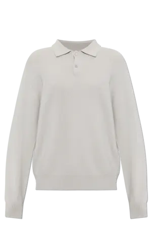 LISA YANG Cashmere Polo ‘rufus - Grey