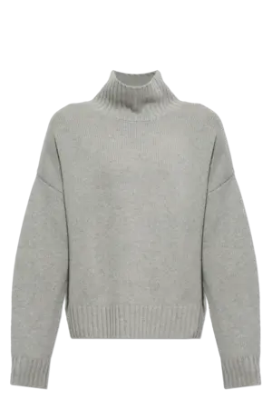 LISA YANG Olai Cashmere Turtleneck Sweater - Grey