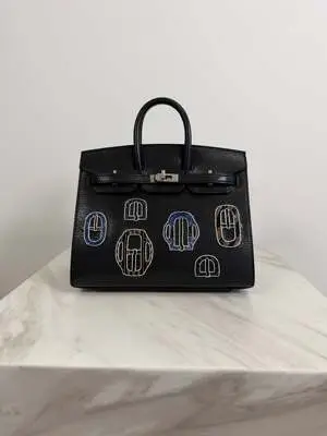 Hermès Birkin Bouclerie Moderne Chevre Palladium Hardware - Multi
