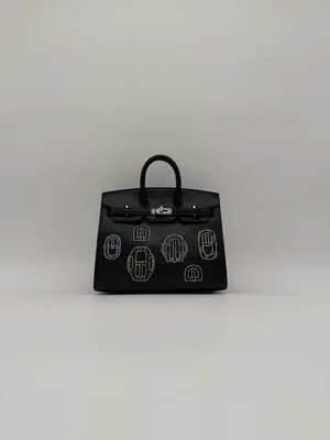 Hermès Birkin Bouclerie Moderne Chevre Palladium Hardware