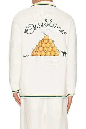 Casablanca Crochet Top In White - Pyramid Of Oranges