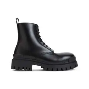 Balenciaga Strike Zip Bootie - Black