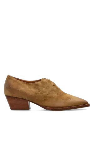 JIL SANDER Suede Heeled Shoes ‘becky