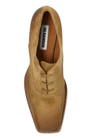 JIL SANDER Suede Heeled Shoes ‘becky
