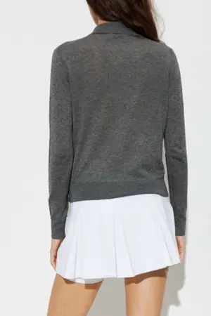 Lacoste Cardigan With Logo Patch