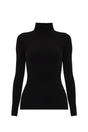 TOTEME Turtleneck Top - Black