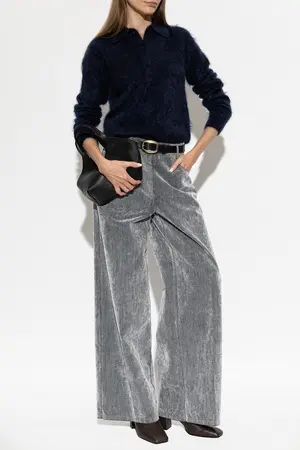 FORTE_FORTE Velvet-finish Jeans
