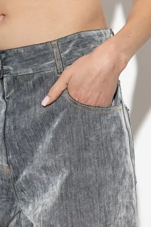 FORTE_FORTE Velvet-finish Jeans