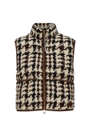 Moncler Moncler BROWN Down Vest ‘Emotionnalite’ By Moncler Brown