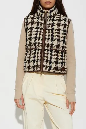 Moncler Down Vest ‘emotionnalite’ By - Brown