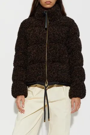 Moncler Trascendance Short Down Jacket - Brown