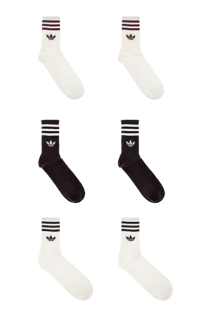 ADIDAS ORIGINALS 3-pack Logo Socks