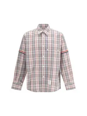 Thom Browne Check Shirt With Tartan Pattern - Multicolor