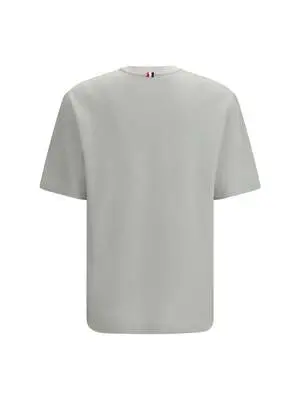 Thom Browne Short-sleeve Cotton-linen T-shirt