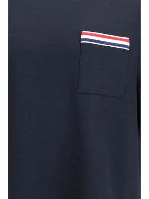 Thom Browne Short-sleeve Cotton-linen T-shirt