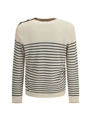Prada Jacquard Wool And Cotton Blend Sweater - Multicolor