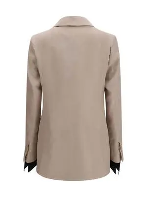 Max Mara Feltro Silk Blazer