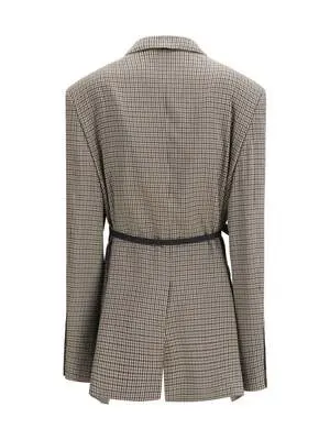 Balenciaga Single-breasted Vichy Jacket