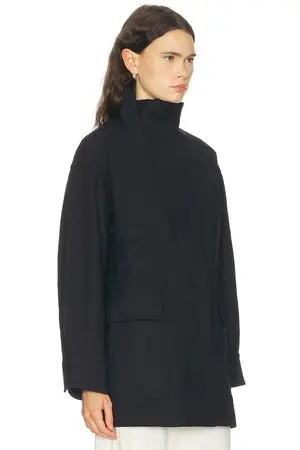 EAVES Mai Compact Suiting Parka Jacket - Black