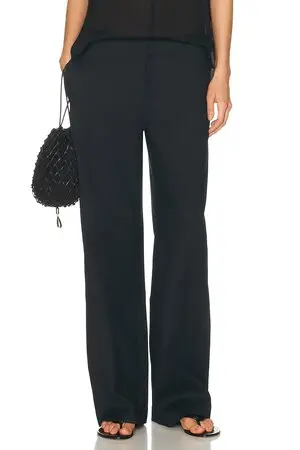 EAVES Ari Compact Suiting Pant - Black