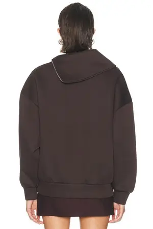 AGOLDE Coyle Sweatshirt In Brown - Deep Roast
