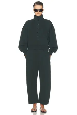 Citizens Of Humanity Mirelle Funnel Neck In Dark Green