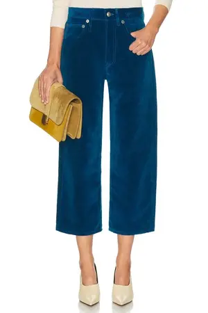 R13 X-bf Straight Leg Pant In Blue - Deep Blue