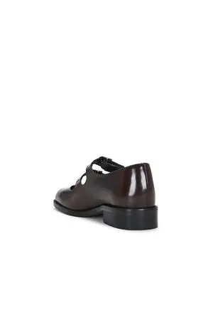 Sandy Liang Mary Jane Double Strap Loafer